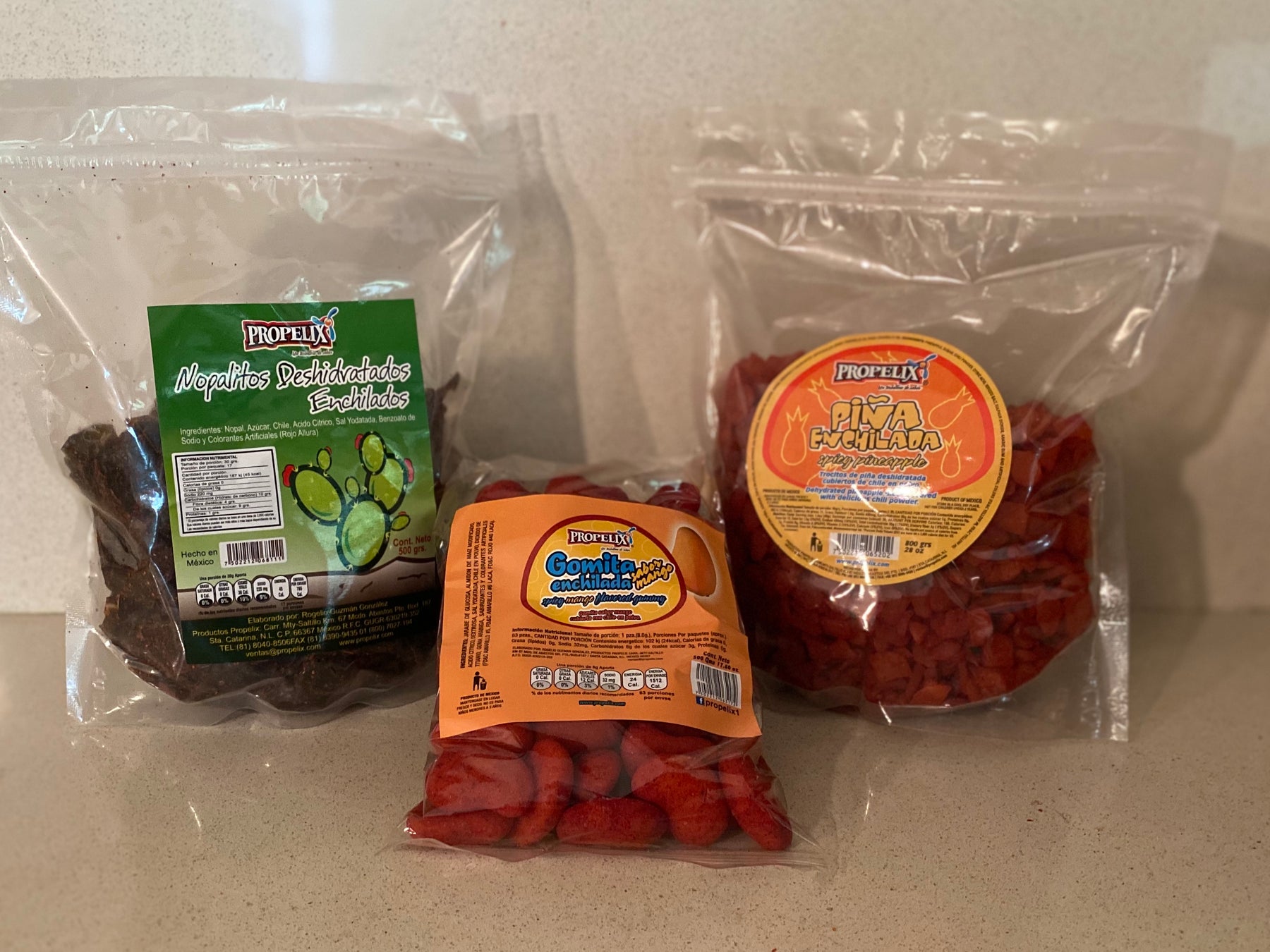 Paquete de deshidratados y Goma de mango! | Propelix